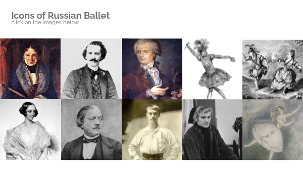 Icons of Russian Ballet | Genially