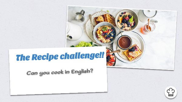 The Recipe challenge | Genially