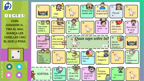 JOC DE L'OCA-EMOCIONS | Genially