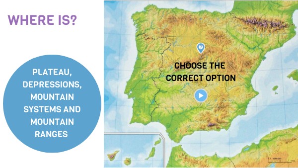 WHERE IS? RELIEF OF SPAIN | Genially