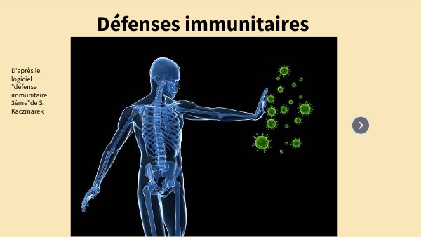 les défenses immunitaires : anticorps et spécificité | Genially