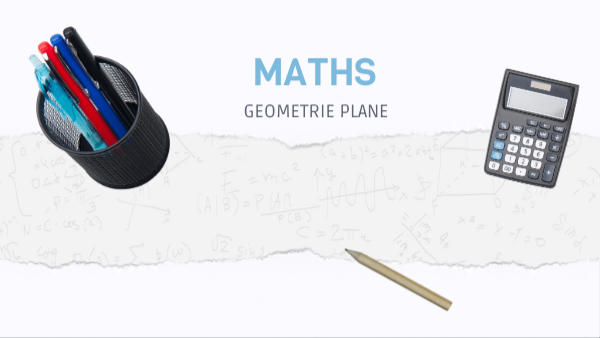 CAP - Maths - Géométrie plane - médiatrice | Genially
