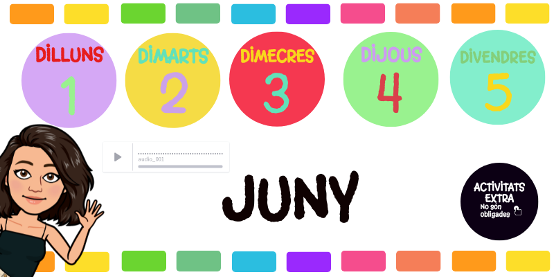 TASQUES SETMANA 1-5 juny