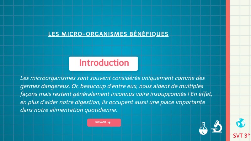 Activité 3 : Les rôles du microbiote. | Genially