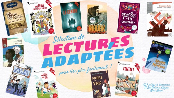 Lectures faciles au collège | Genially