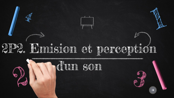 2P2. Emission et perception d'un son | Genially