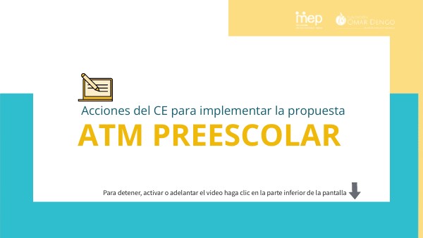 Lineamientos ATM Preescolar 2022 | Genially