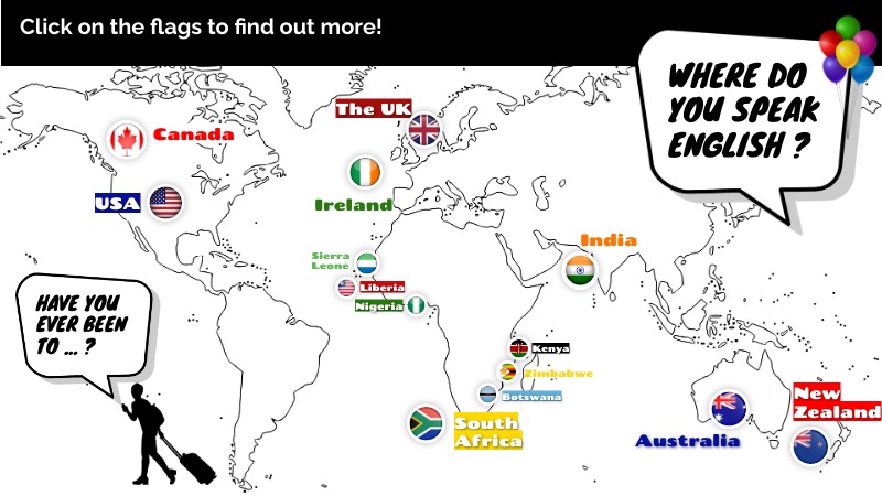 ENGLISH SPEAKING WORLD | Genially
