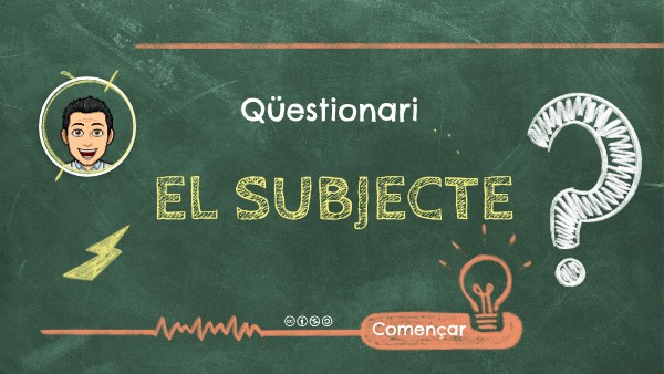 Qüestionari del Subjecte