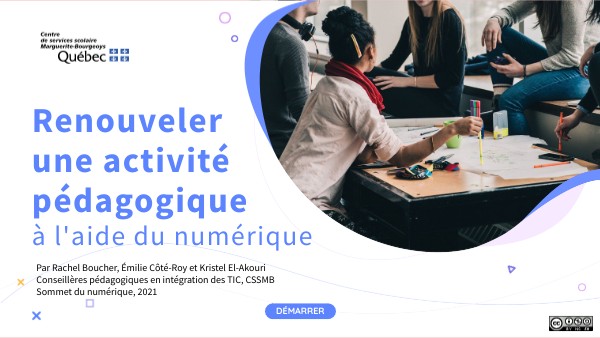 Sommet du numérique : Renouveler une activité péd. avec le numérique | Genially