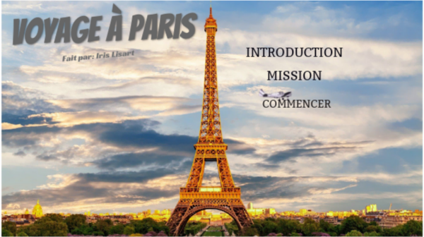 Voyage à Paris | Genially