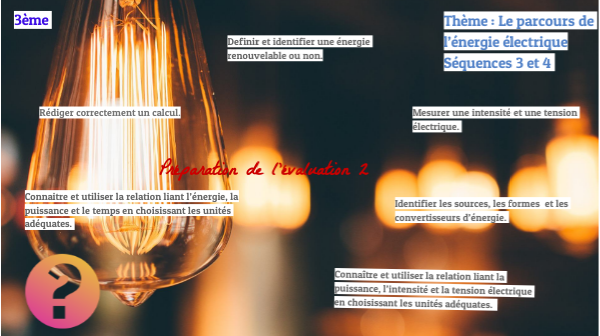 3ème Préparation de l’évaluation 2 | Genially
