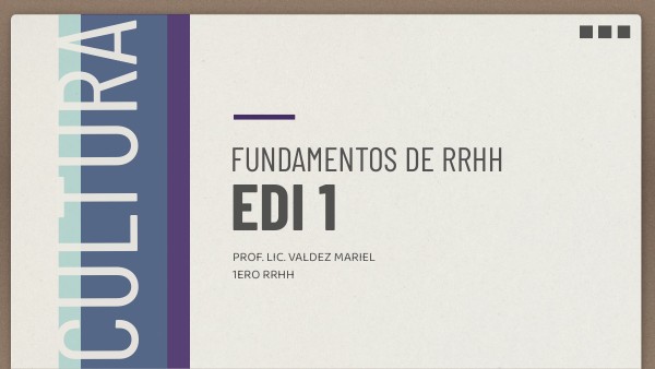 EDI 1 - CLASE 7 - 26/4