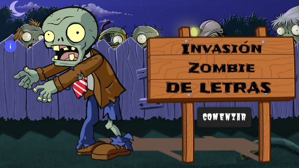 Invasión zombie de letras