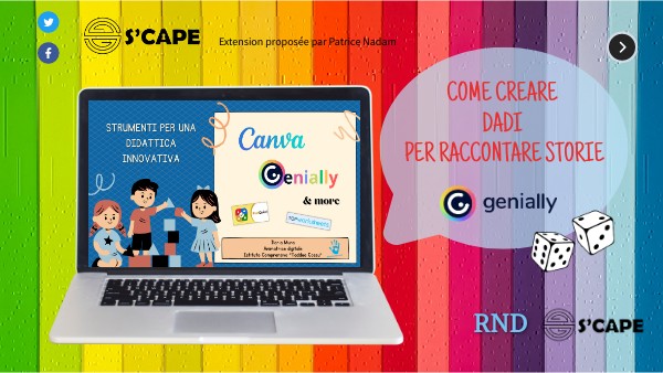 Dadi per raccontare storie | Genially