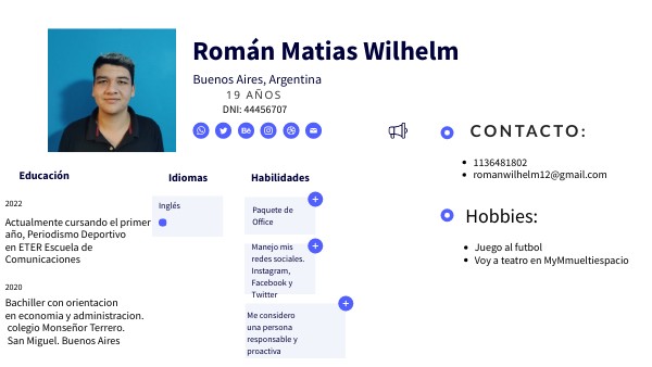CV BÁSICO roman | Genially