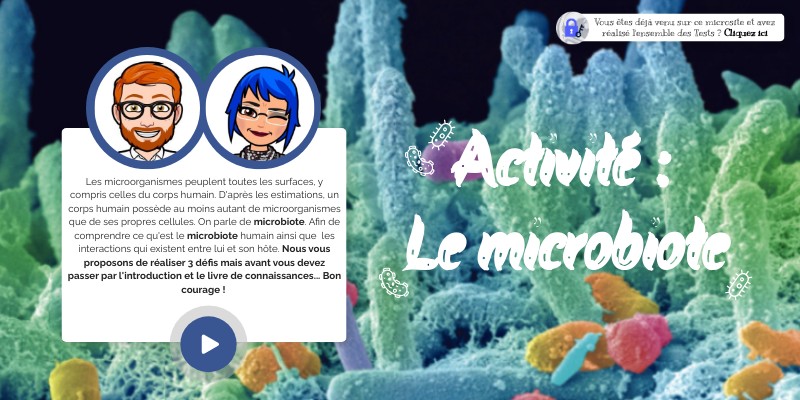 Activité - SVT - Niveau 2nde - Le microbiote | Genially
