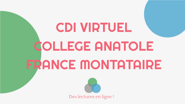 Des lectures en ligne : CDI virtuel
