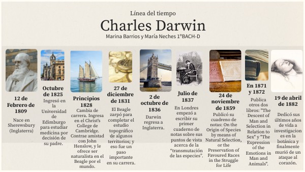 Línea del tiempo - Darwin | Genially