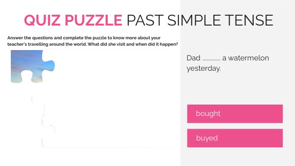 Past Simple 2 | Genially