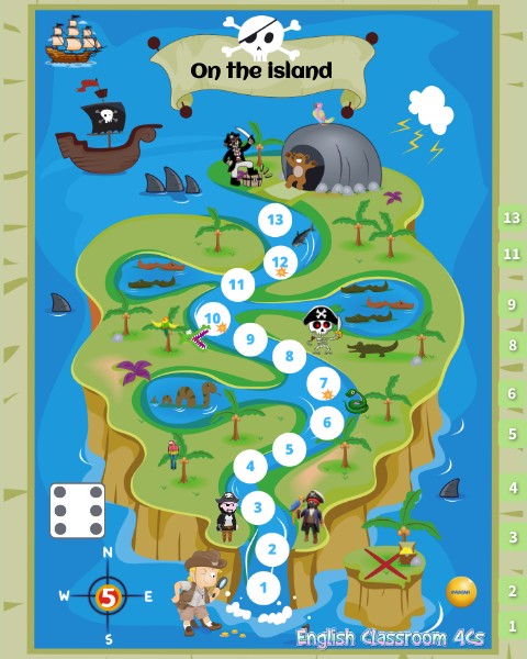 On the pirate island - board game | Genially