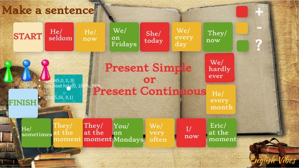Present Simple or Present Continuous | Genially