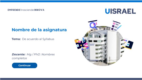 Plantilla UISRAEL | Genially