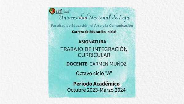 TRABAJO DE INTEGRACIÓN CURRICULAR | Genially