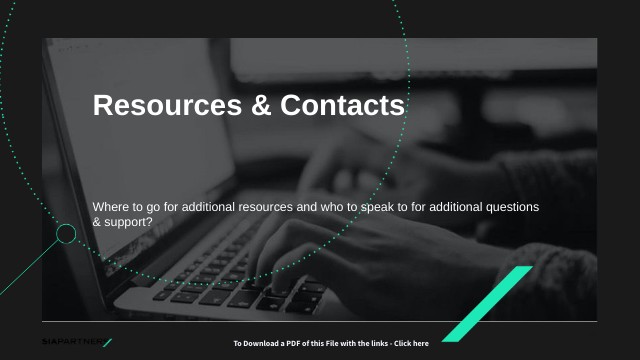 101 - Contacts and Resources