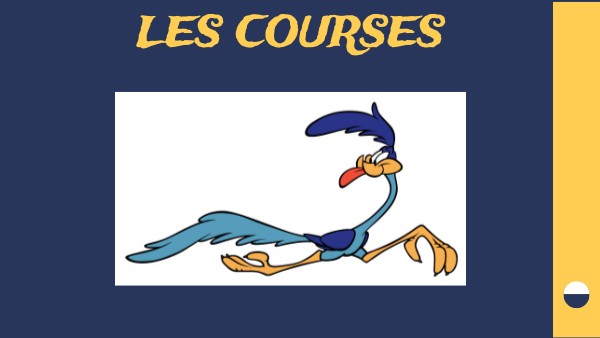 Les courses | Genially