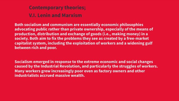 Marxism and Lenin