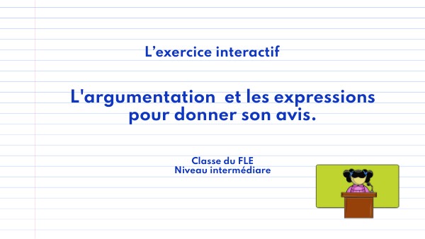 L’exercice Interactif | Genially