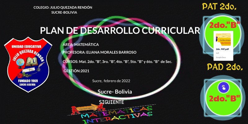 PAT. y PDC 2021 | Genially