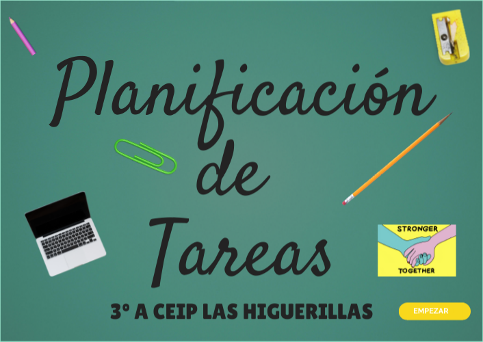 PLANIFICADOR DE TAREAS MARZO 2020 | Genially