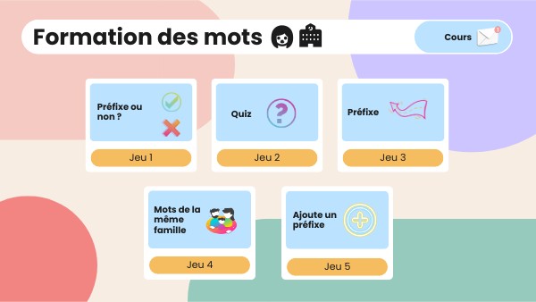 formation des mots | Genially