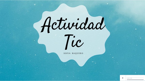 Actividad tic | Genially