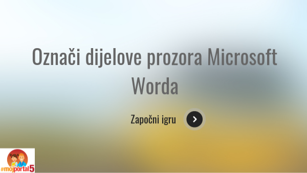 Dijelovi prozora Microsoft Word | Genially