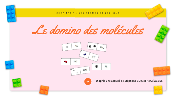 Domino des molécules | Genially