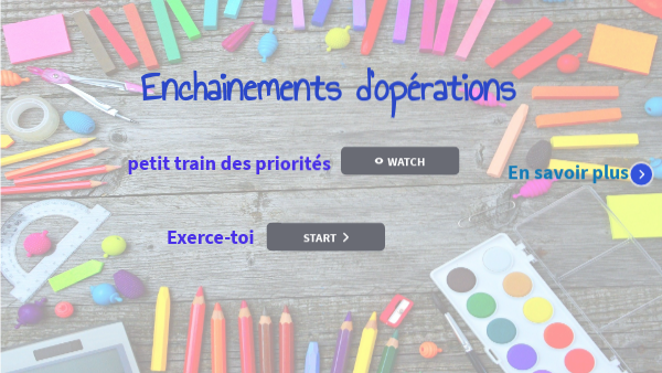 Priorités operations | Genially