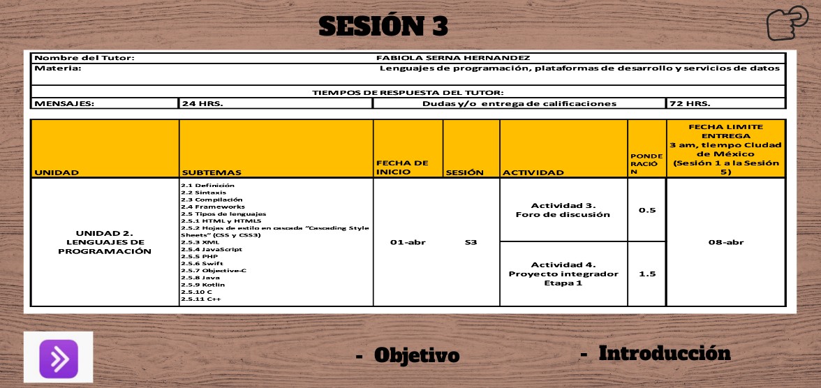 SESION 3-LP-PD_Serv datos | Genially