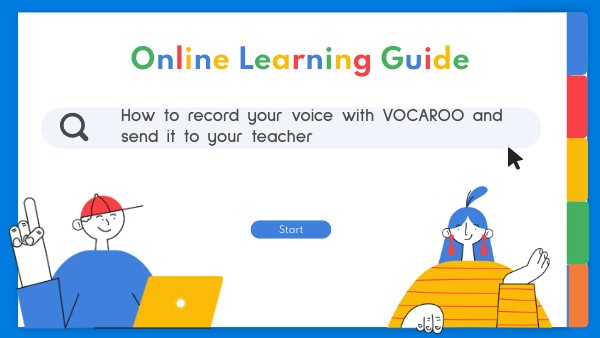 Record your thoughts VOCAROO | Genially