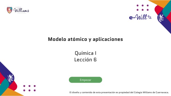 Química- L6 Modelo atómico y aplicaciones | Genially