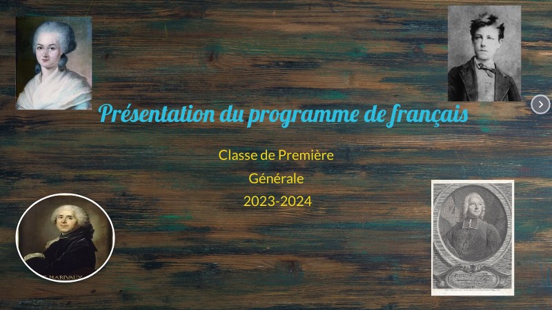 Réutilisable- Notre programme cette année