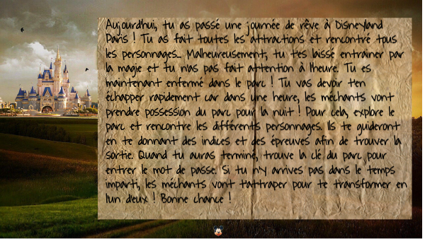 Escape Game - Disney C3 | Genially