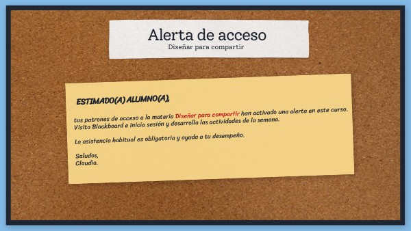 Alerta de acceso | Genially