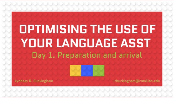 2023 Day 1. Preparation and arrival | Genially