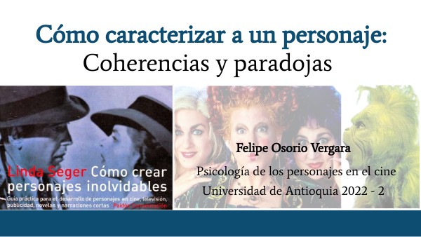 Capítulo 2: Cómo caracterizar un personaje | Genially