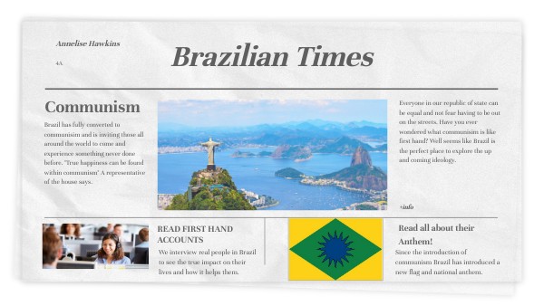 NEWSPAPER PRESENTATION | Genially