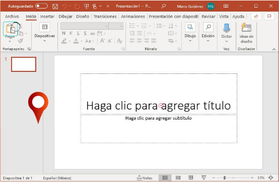 Ventana de Power Point | Genially