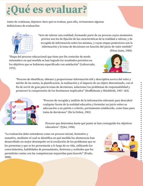 ¿Qué es evaluar?